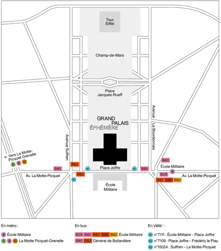 Accès & plans - Saut Hermès 2024